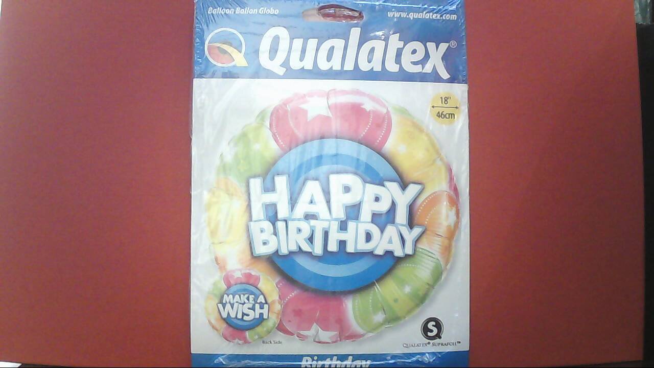 Mylar - Qualatex Balloon,18" B. Bubble | The Balloon Boutique